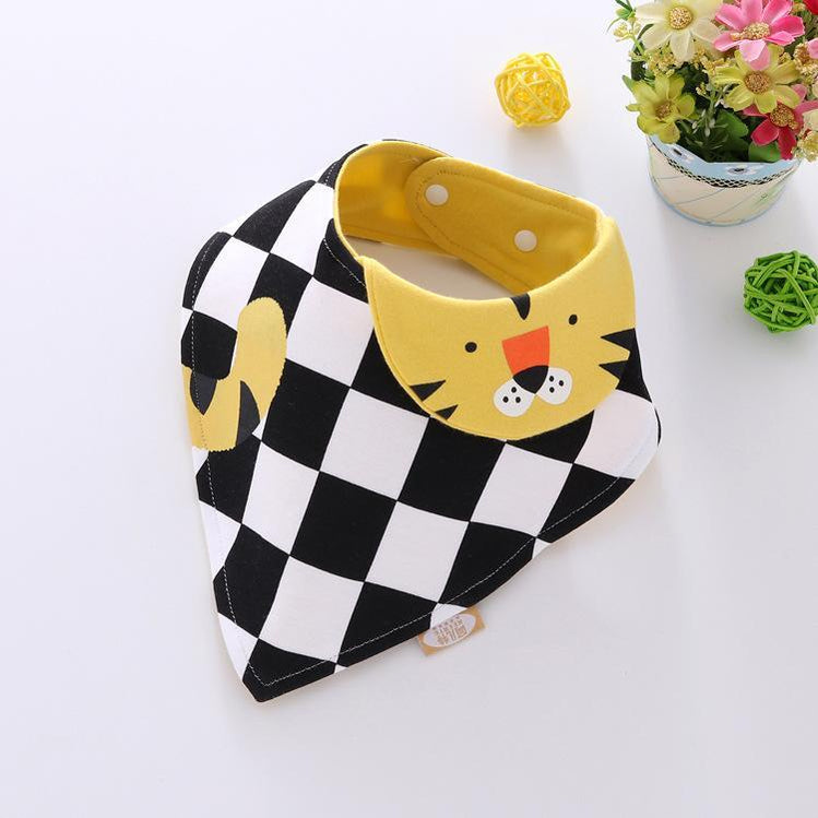 1-pack Adorable Triangle Cotton Baby Bib — Agloryz