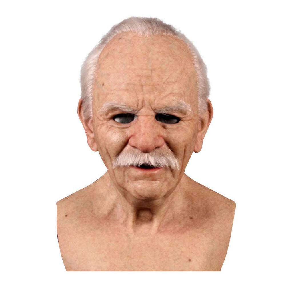 The Elder Another Me Mask, Realistic Old Man Headgear Face Mask. — Agloryz