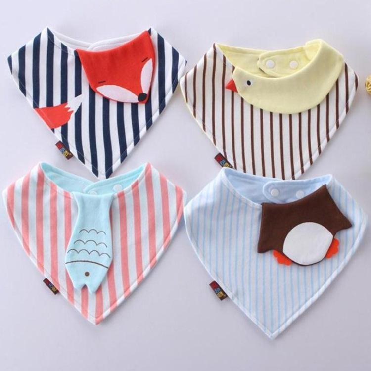 1-pack Adorable Triangle Cotton Baby Bib — Agloryz