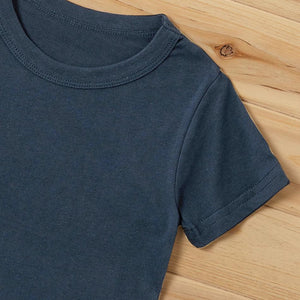 Baby / Toddler Casual Solid Tee — Agloryz